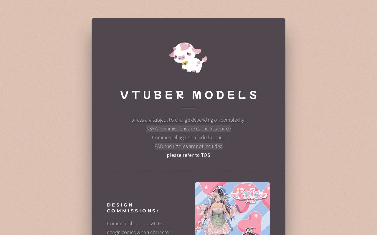 Eris Vtuber commissions (copy)